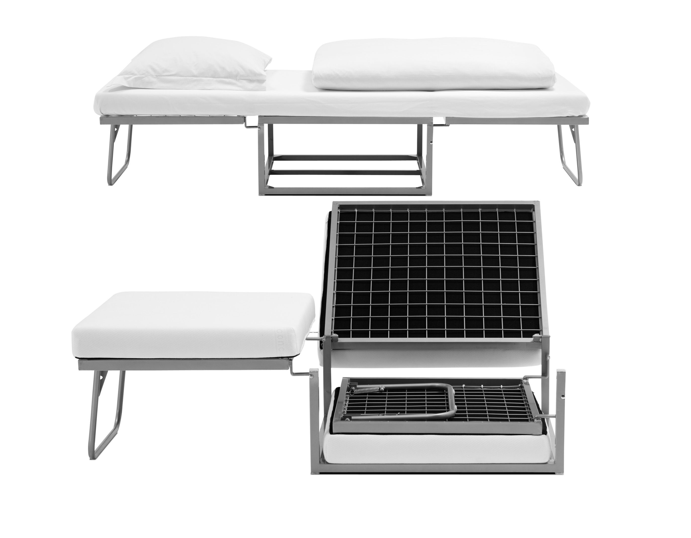 Un Mueble Convertible de Pouf a Cama para Ahorrar Espacio en Casa - Uxban